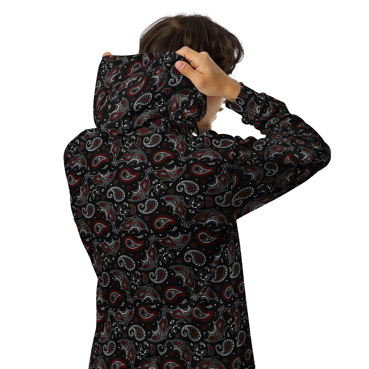 *NEW* WM X Milkteefdesigns Gothic Paisley Bats Recycled Full Zip Hoodi ...
