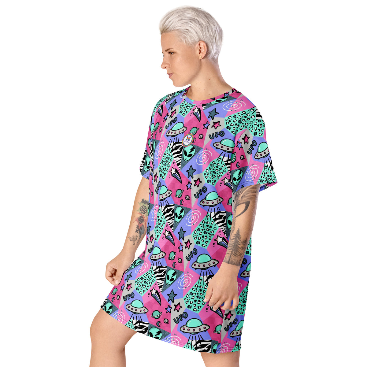 *NEW* WM X SoVeryCassie Space Patchwork T Shirt Dress 2XS-6XL – Wilde ...
